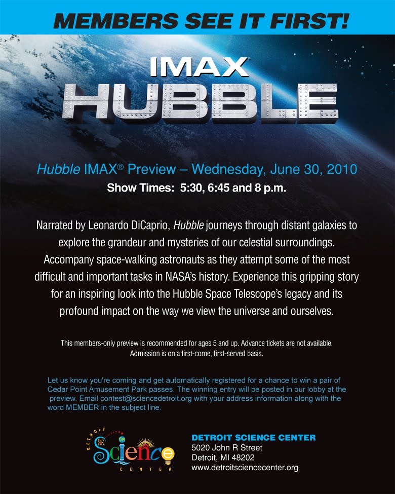 Hubble Imax Movie Poster