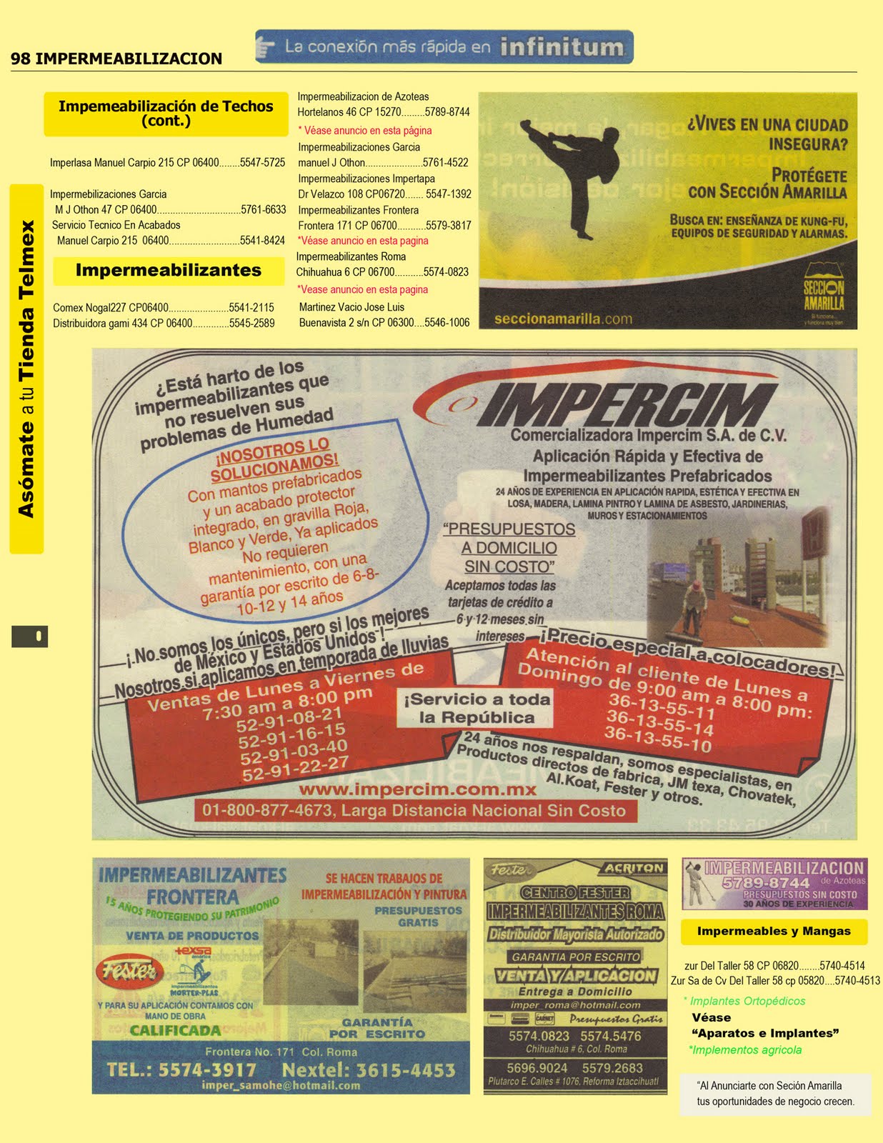 horadecrear: seccion amarilla