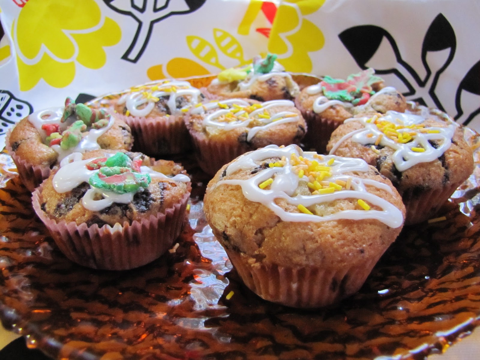 Kakku!Kakku!: Banaani-suklaa muffinssi