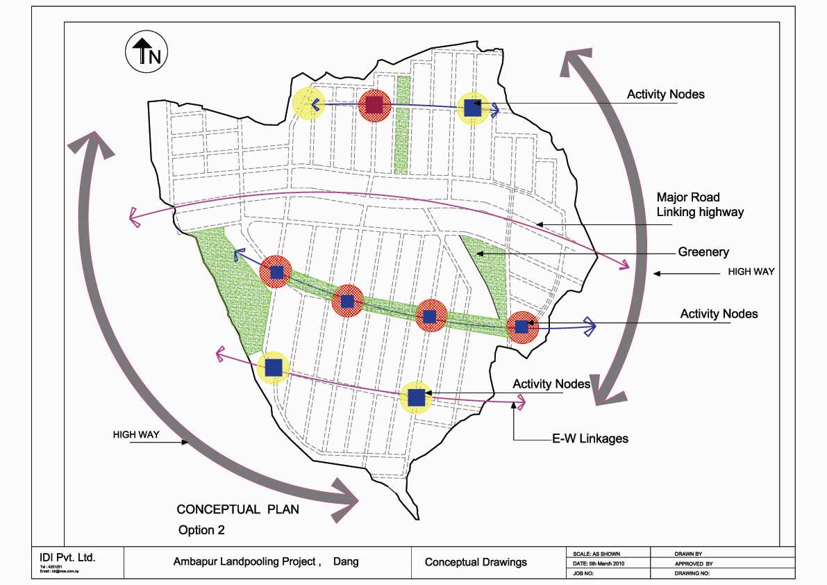 Ambapur Land pooling Map, Dang