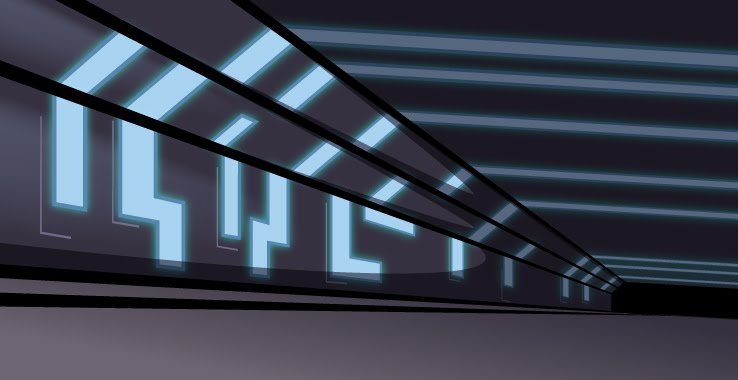 Brandon Starr's Art: Animated futuristic background