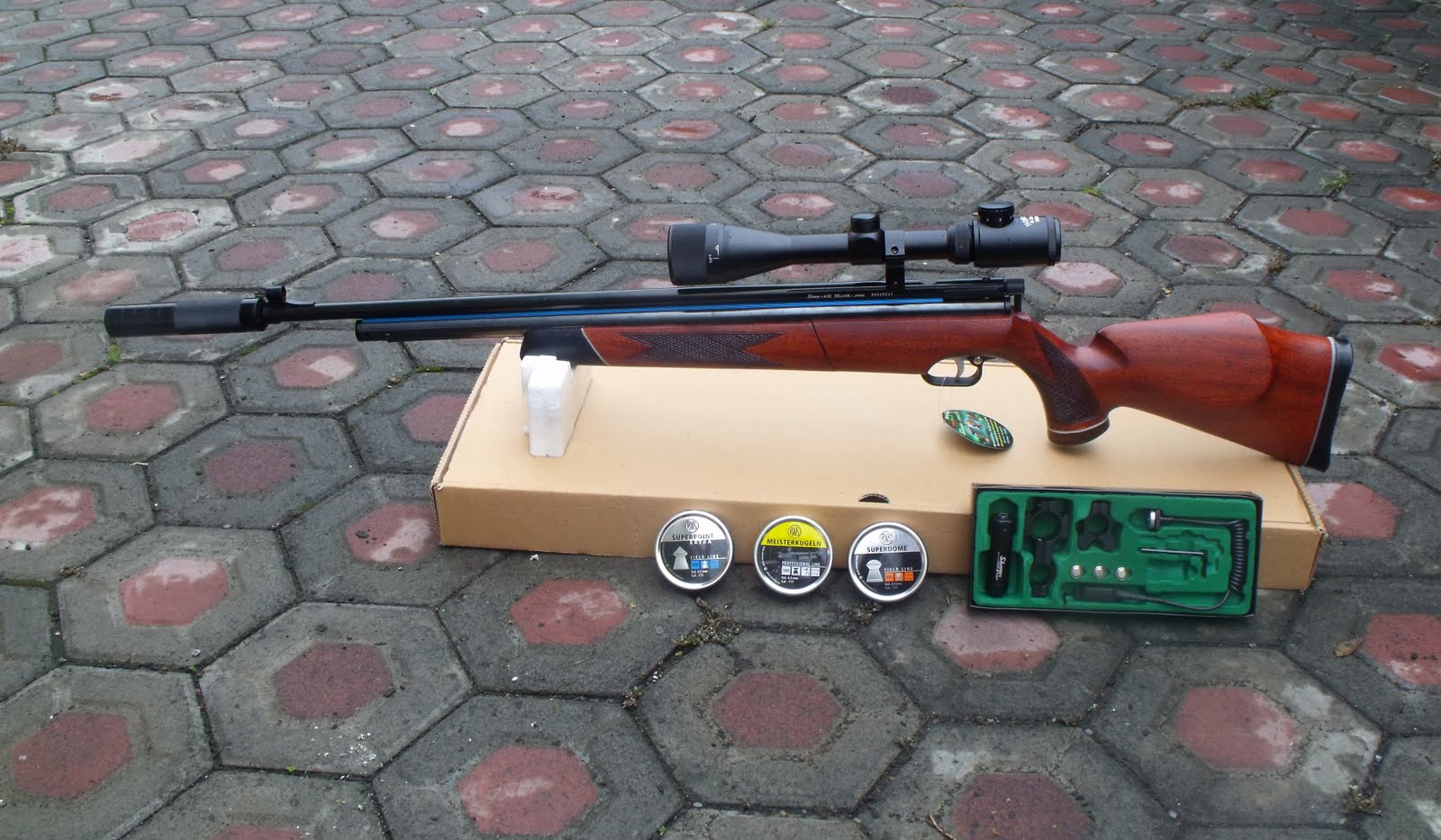 Senapan Angin,AirRifle,Gun,Hunting,Hunter,RifleScope,Field Target,Popor ...
