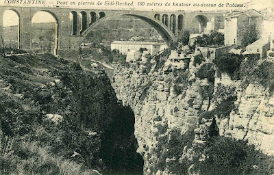 Cartes postales anciennes de Constantine: Le Pont Sidi Rached