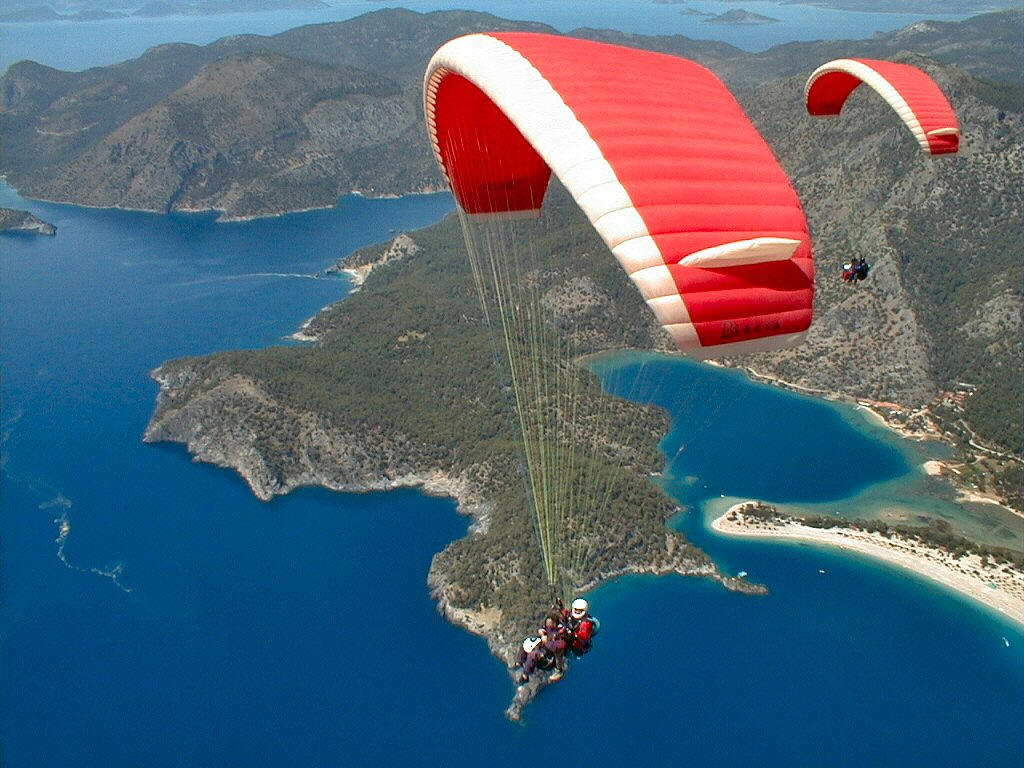 Rock Climbing Extrem: paragliding wallpapers