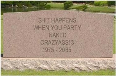 Funny Head Stones: Funny, Creepy, and Weird Cemetery 'Headstones'