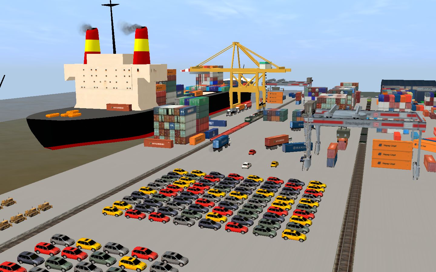 Trainz: STATION MULTIPLE SHIP 023WT