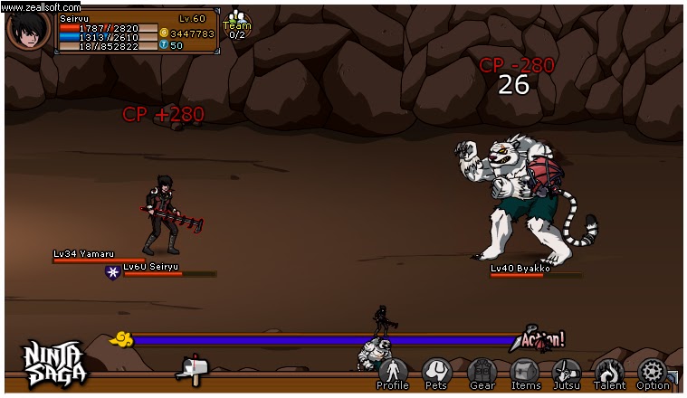 Ninja Saga: Ninja Saga Hallowen Pet Yamaru