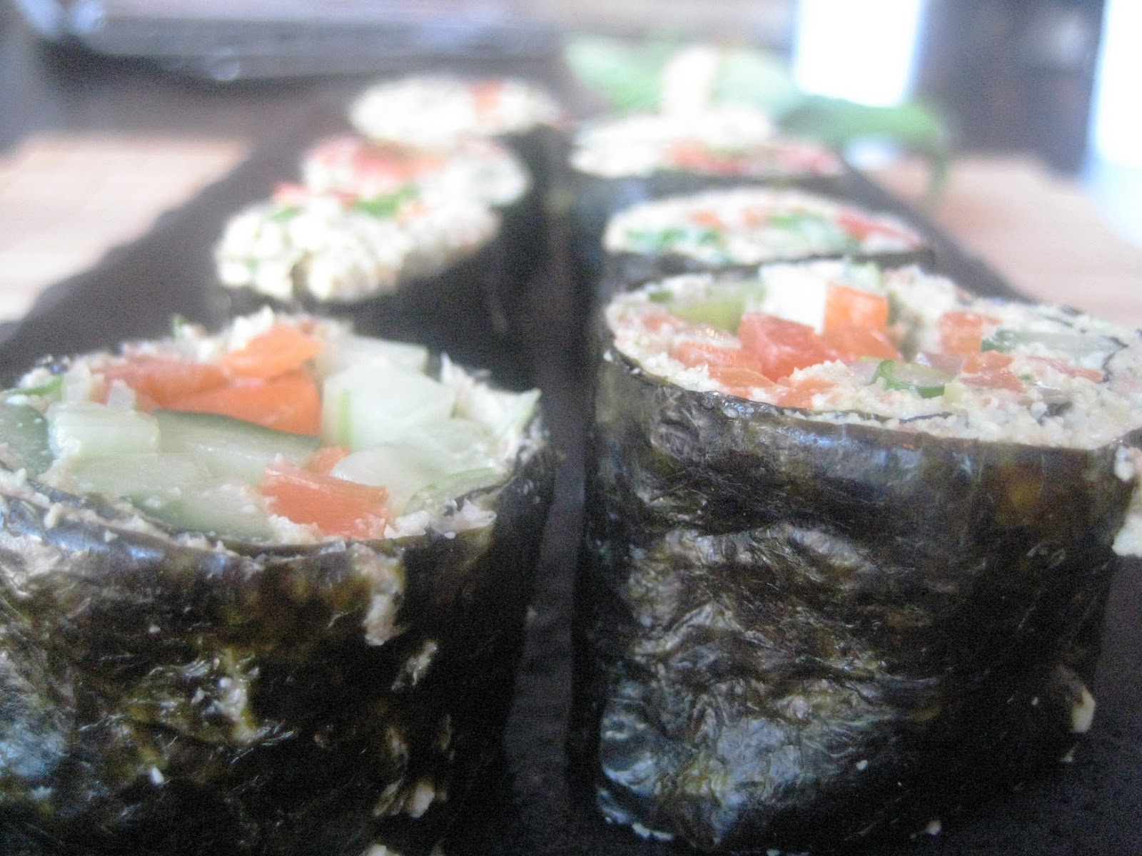 Jamie's Nourishing Bites: Raw sushi