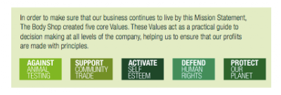 Body Shop Project: BODY SHOP WEBSITE AND MANIFESTO