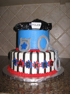 Shannon's Creative Cakes: Police Themed Birthday Cake