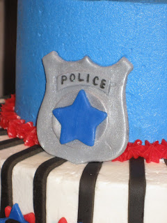 Shannon's Creative Cakes: Police Themed Birthday Cake