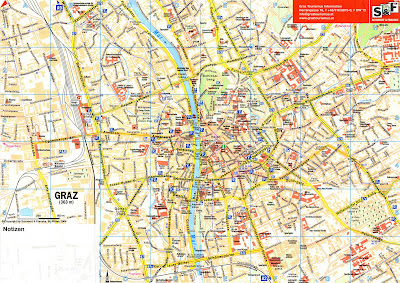 Ibéricos en Graz: Plano de Graz