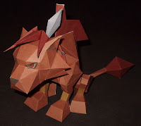 Kaizo Papercraft: Red XIII