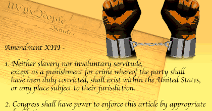 My Constitutional Blog: The Thirteenth Amendment