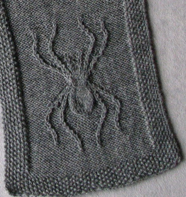 Stitches of Violet: Spider Scarf Finished