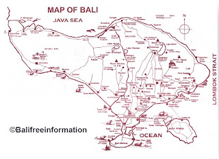 Bali Free Information: Bali Map