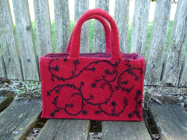 The Life of Riley: Felted Wool Purse