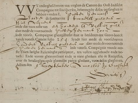 The Presurfer: Oldest Share Of Stock Found In Dutch Archive