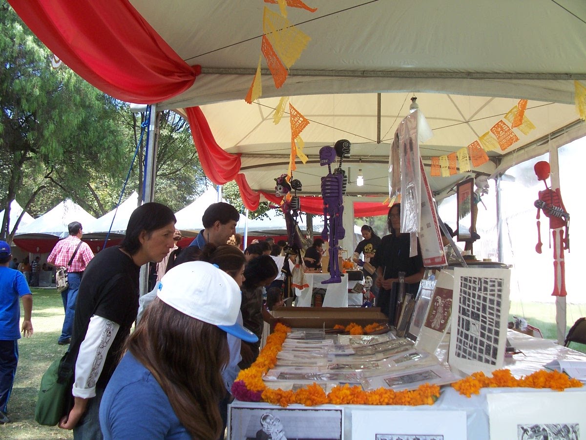 Día de muertos en Coyoacán: Feria de las Calacas