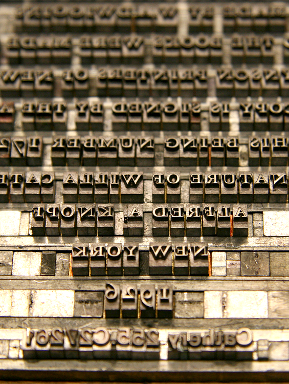 Letterology: The Colophon