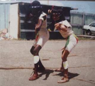 coming in from the cold: the art of playing 'mas'- "Sebucan"