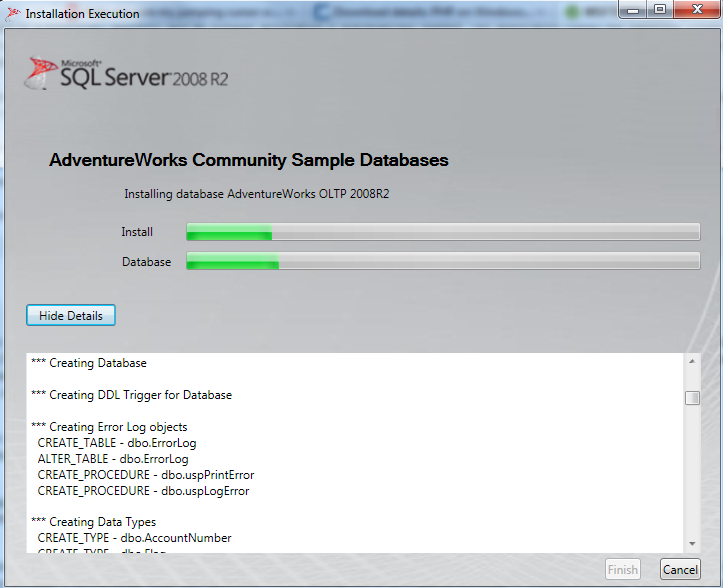 HodentekMSSS: Installing AdventureWorks Sample Databases
