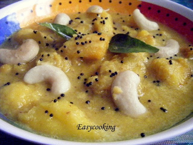 Easycooking: Ambya Ambat ~ Mango cooked in Dal-Coconut Gravy
