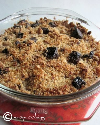 Easycooking: Pear,Chocolate and Almond Crumble