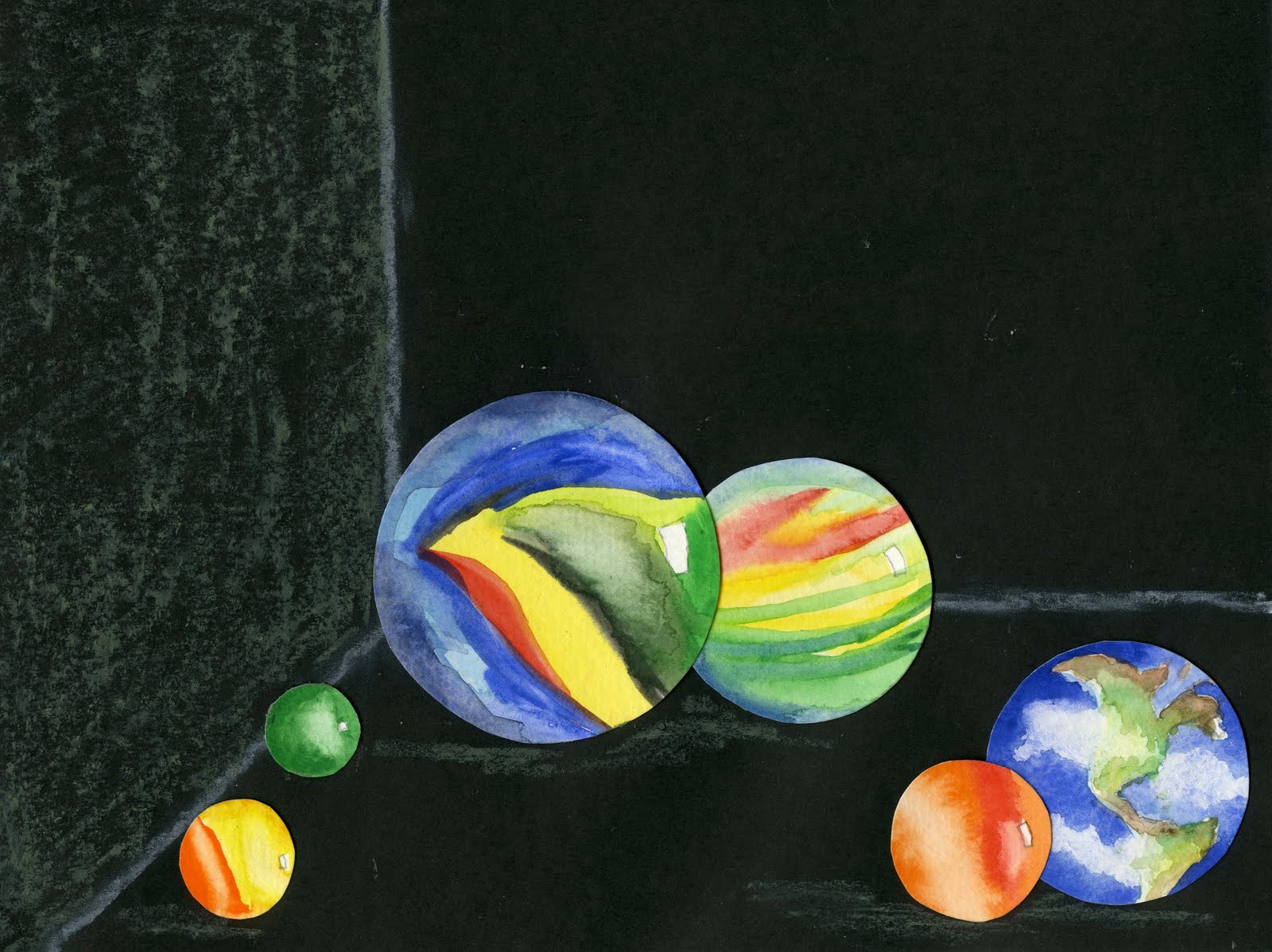 that artist woman: Big Blue Marble