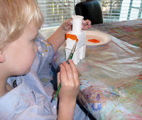 that artist woman: How to Make a Robot from Halloween Candy Boxes