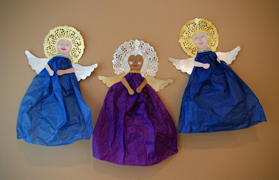 that artist woman: Tissue Paper Angels