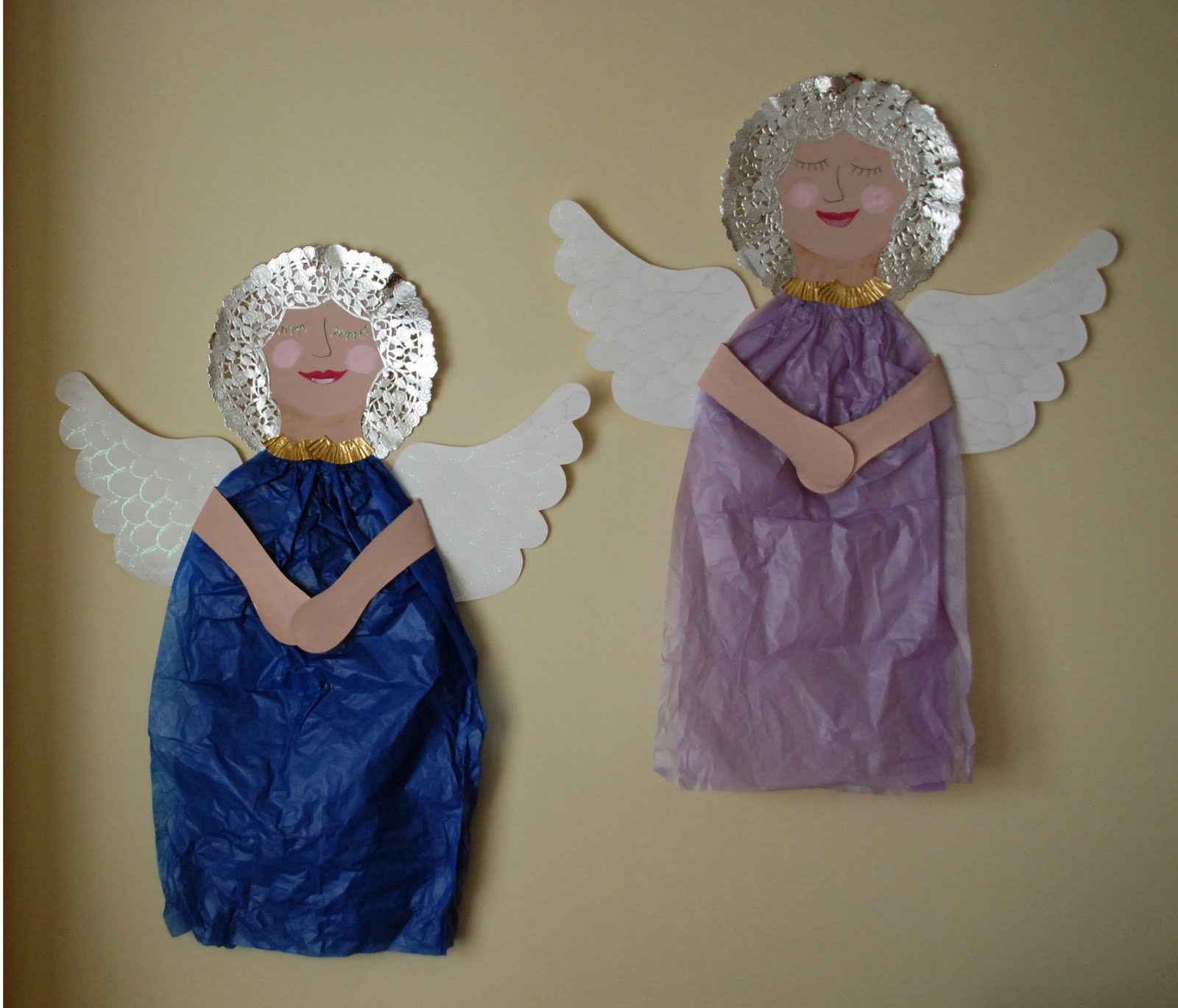 that artist woman: Tissue Paper Angels