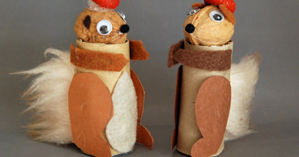 that artist woman: Paper Roll Squirrel