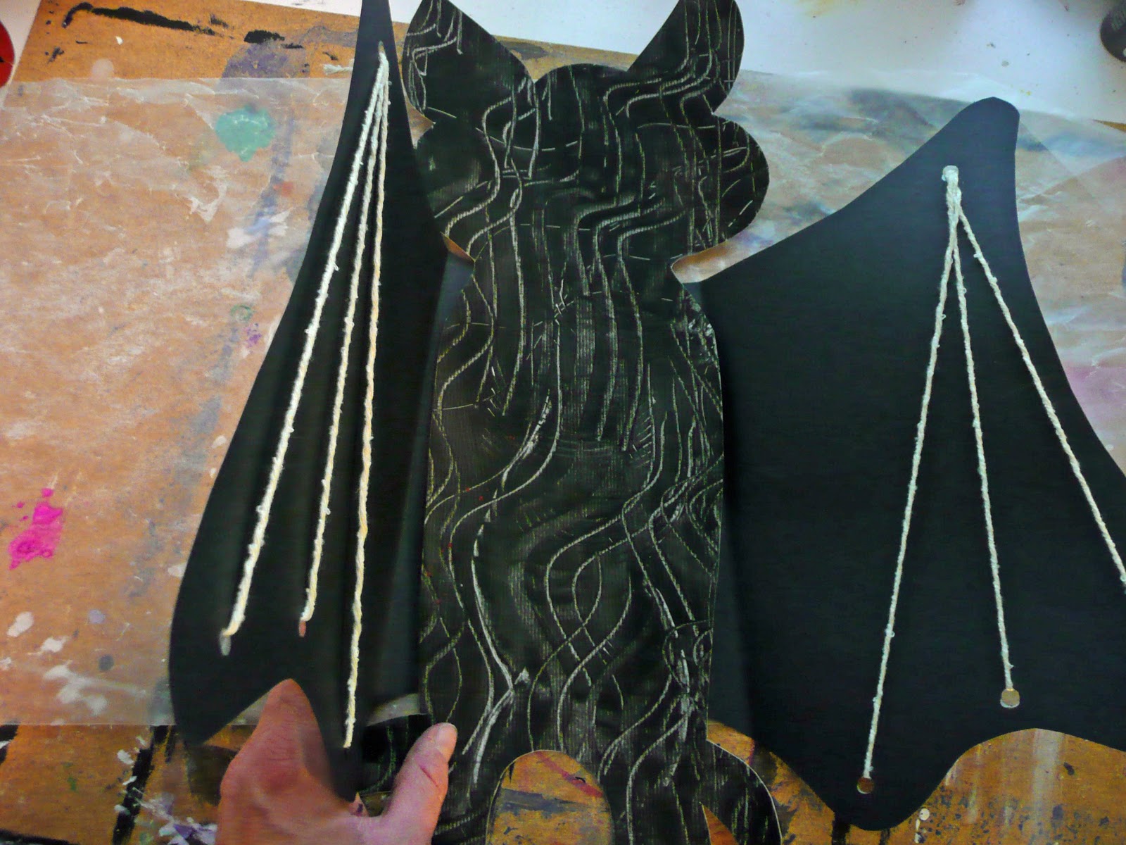 that artist woman: Woven Eyed Bats