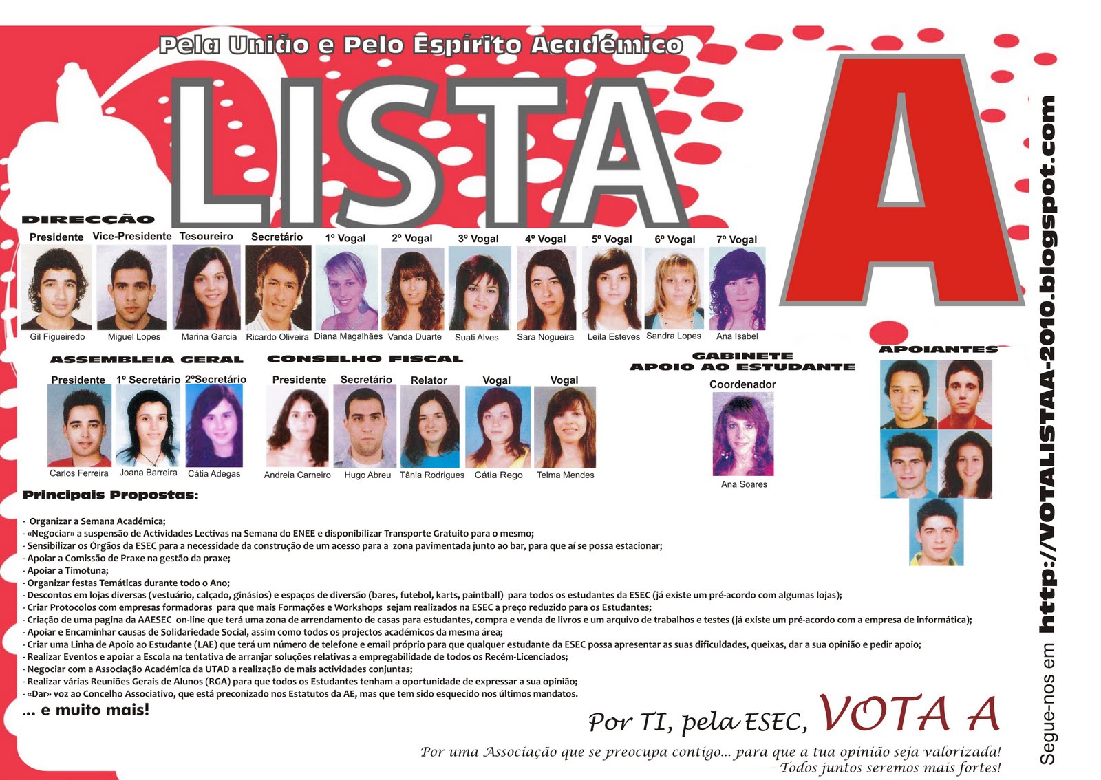 VOTA LISTA A
