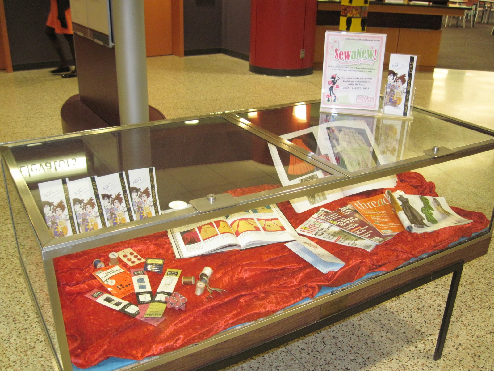 Public Library Displays: September is National Sewing Month