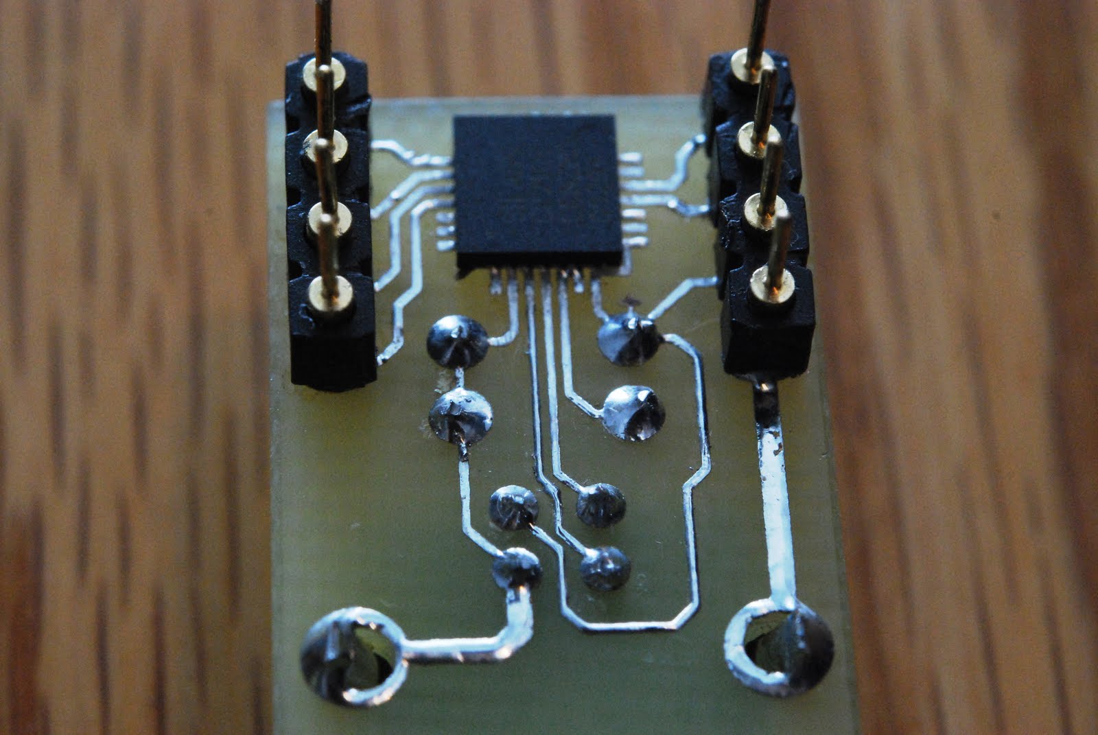 Making PCBs using the toner transfer process