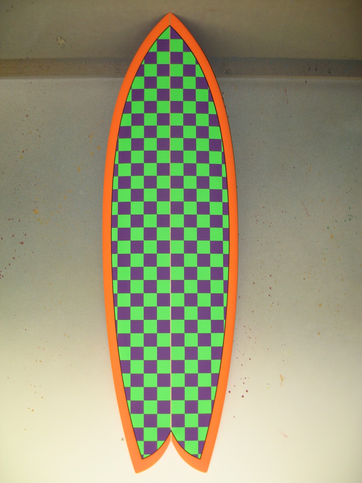 surfboards love color: custom checkers