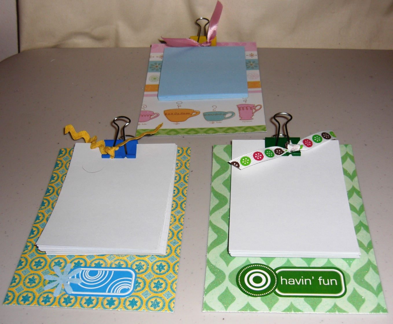 Mud Pie Reality: Small Memo Holders