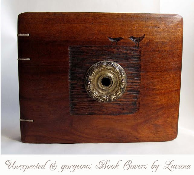 artnlight: Wooden Book Covers by Lacuna Works