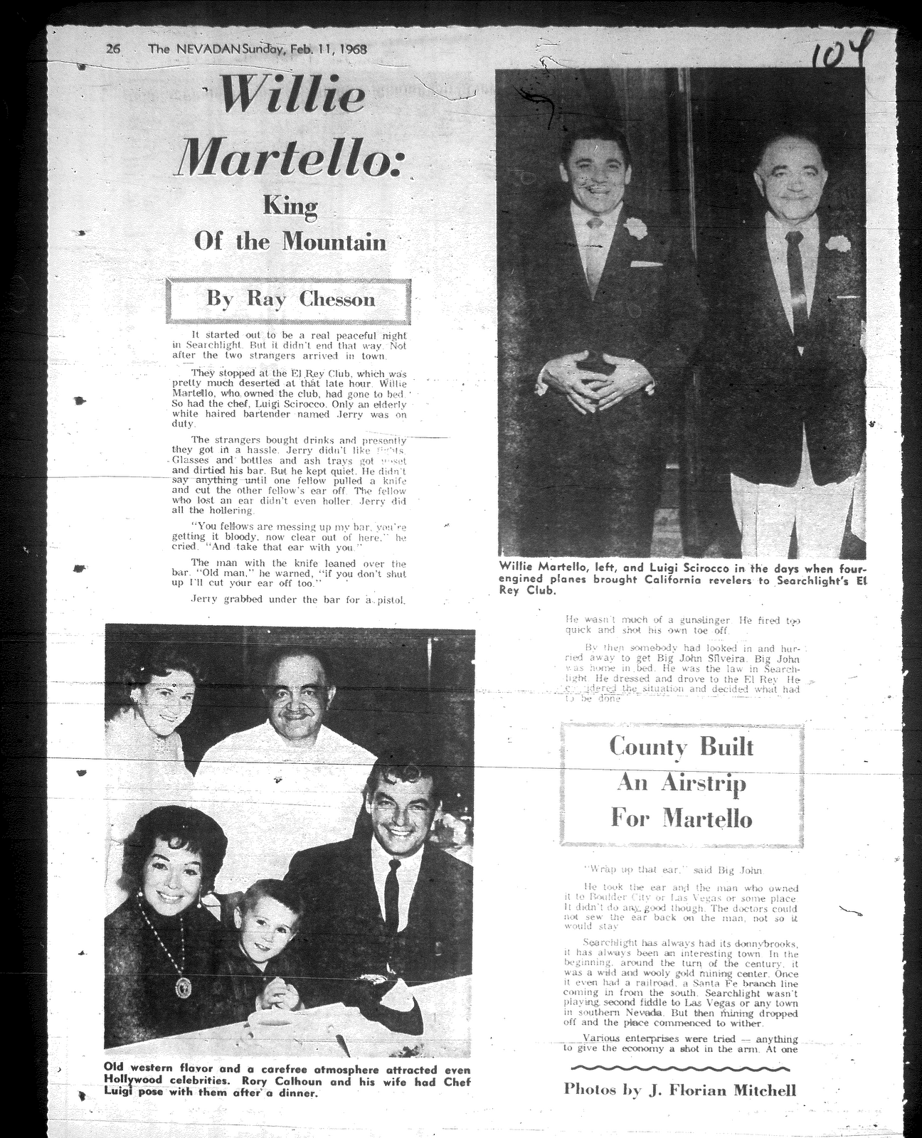 The King of Casinos: Willie Martello and the El Rey Club: The Wish List