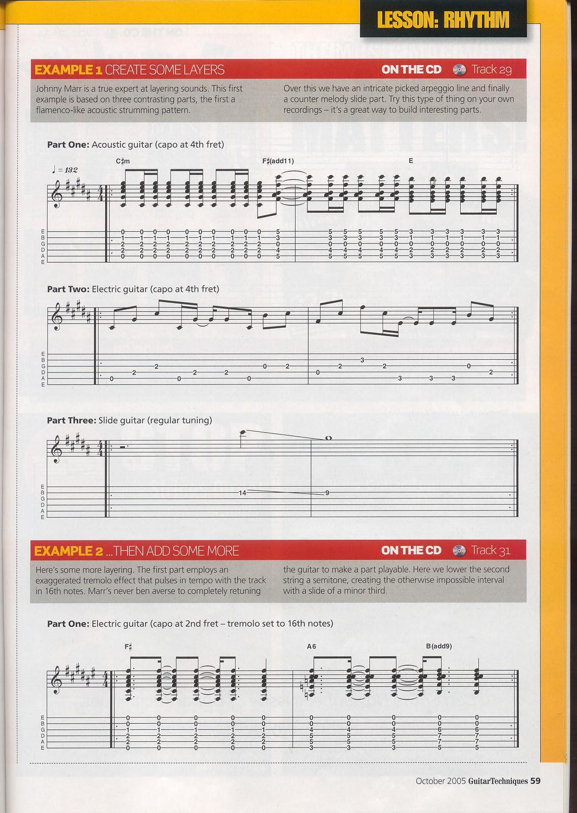 Smiths On Guitar: Guitar Techniques, October 2005
