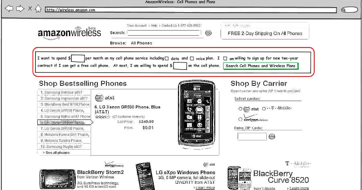 Ashwin's Blog: How to Improve Amazon Wireless - User Story, Feature ...