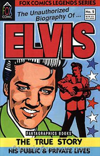 POP CULTURE SHOP: ELVIS PRESLEY COMIC BOOK UNAUTHORIZED BIOGRAPHY OOP '92