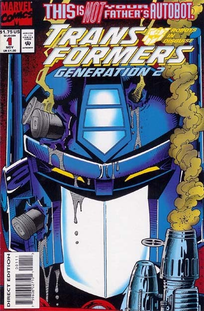 POP CULTURE SHOP: TRANSFORMERS #1 COMIC BOOK VIOLENT GENERATION 2 '93 OOP