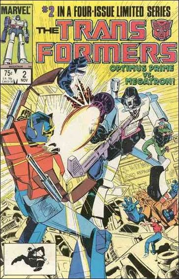 POP CULTURE SHOP: TRANSFORMERS #2 COMIC BOOK VINTAGE MARVEL 1984 OPTIMUS!