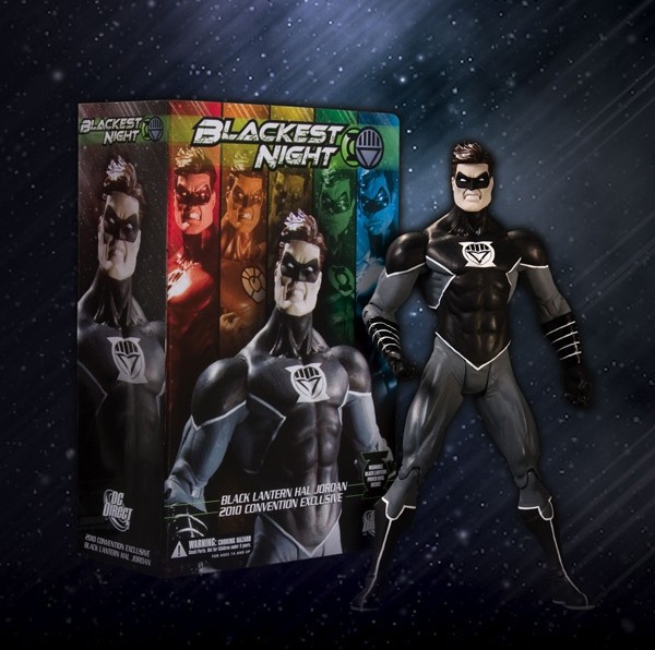 POP CULTURE SHOP: HAL JORDAN BLACK LANTERN ACTION FIGURE SDCC LT ED 2,000