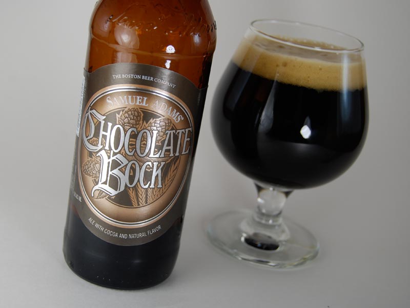 Sam Adams Chocolate Bock, wish I had a Joya de Nicaragua or Gispert ...
