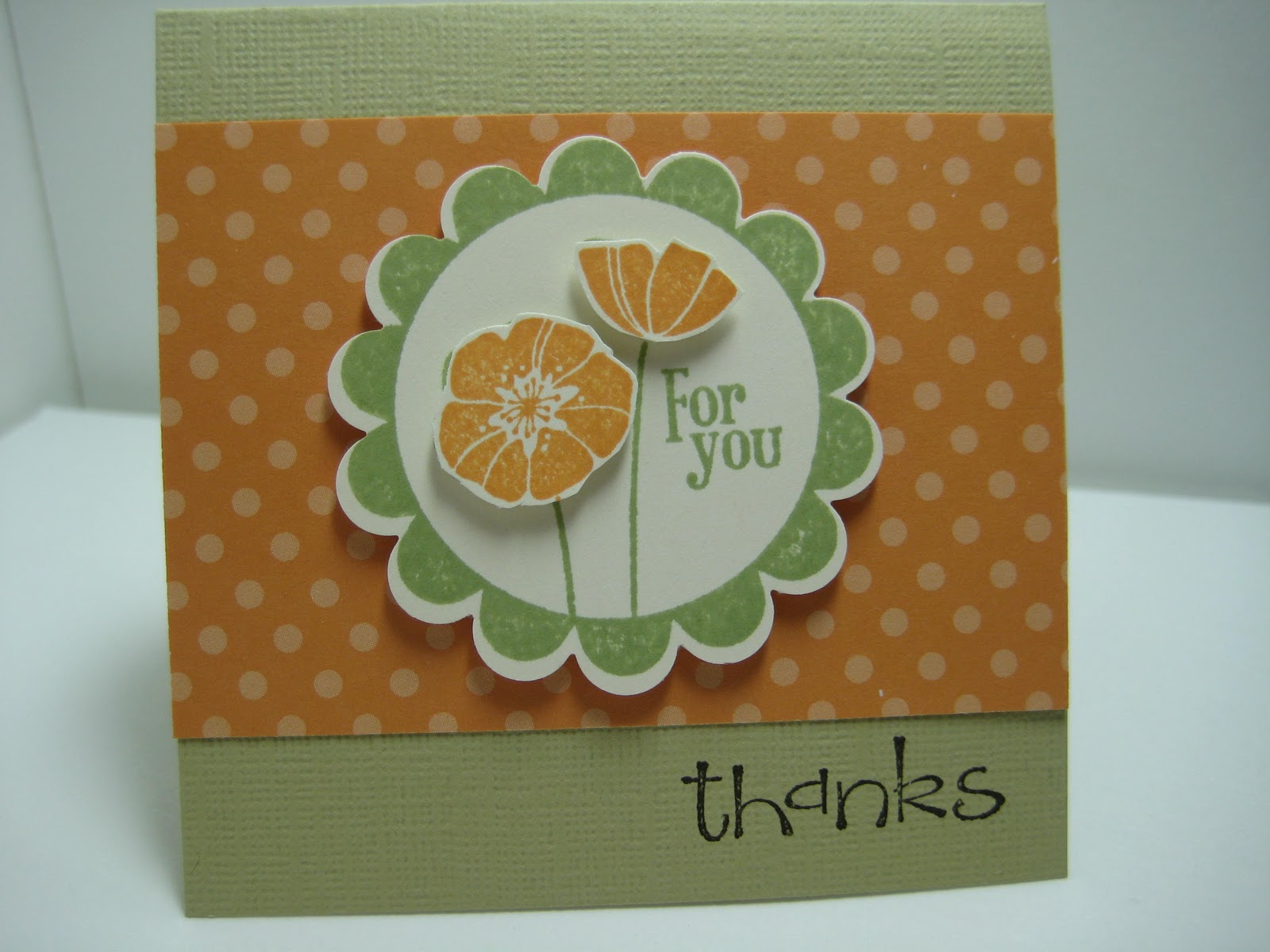 Goin' Over The Edge: Punch Bunch thank-you cards...