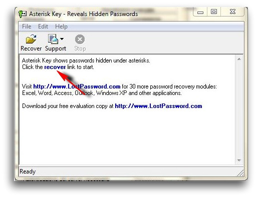 Computer e dintorni: Leggere le password con gli asterischi